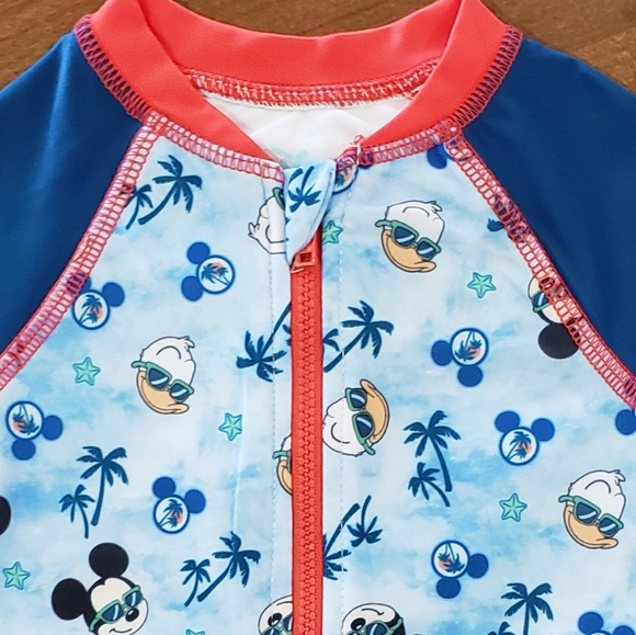 Disney | Swim | Nwt Disney Mickey Mouse Baby Boy Summer Swim One Piece ...
